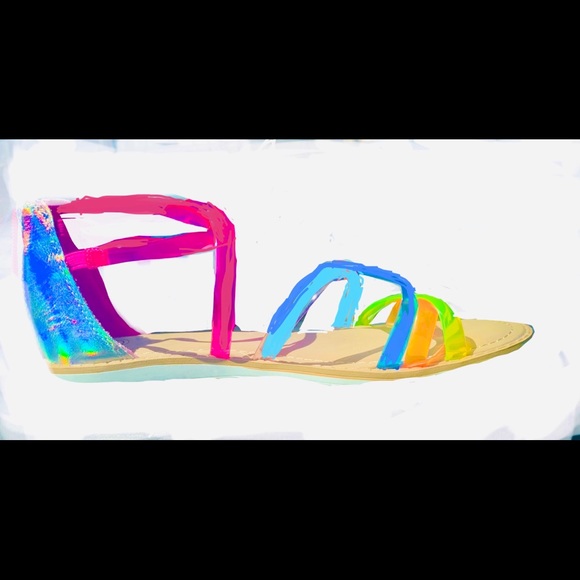 Shoes | Colorful Jelly Sandals | Poshmark